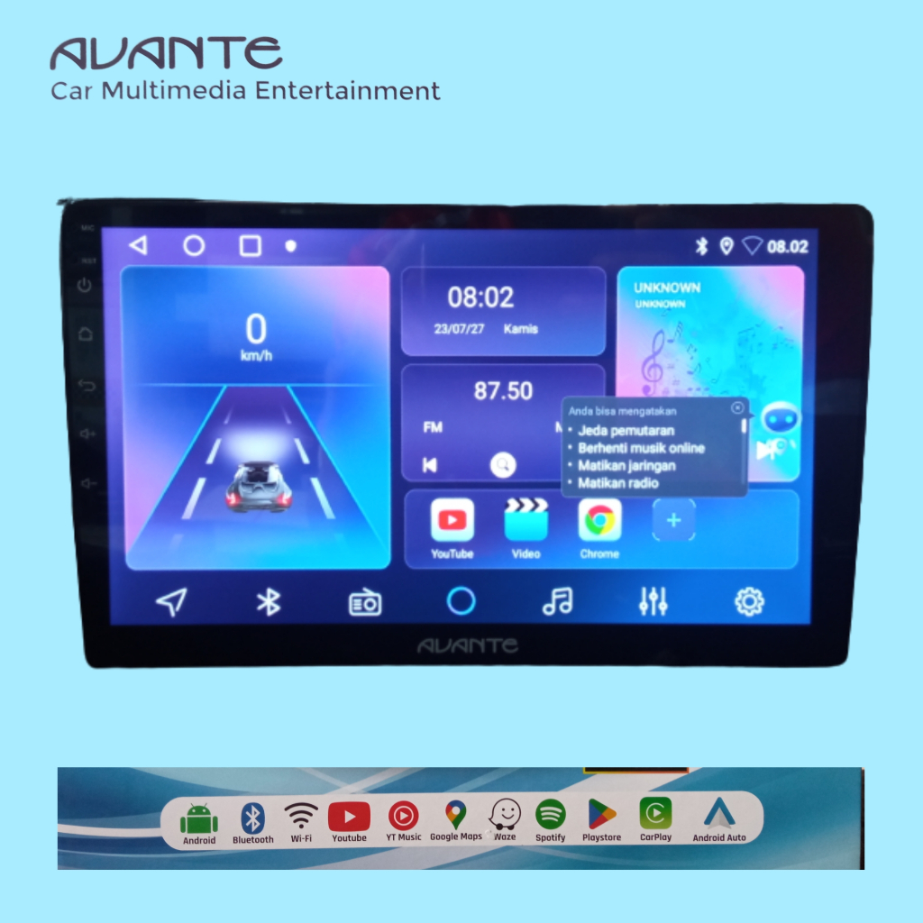 Jual New Head Unit Android Avante AD-9910 9" Phoenix Ram 2/32 By ...