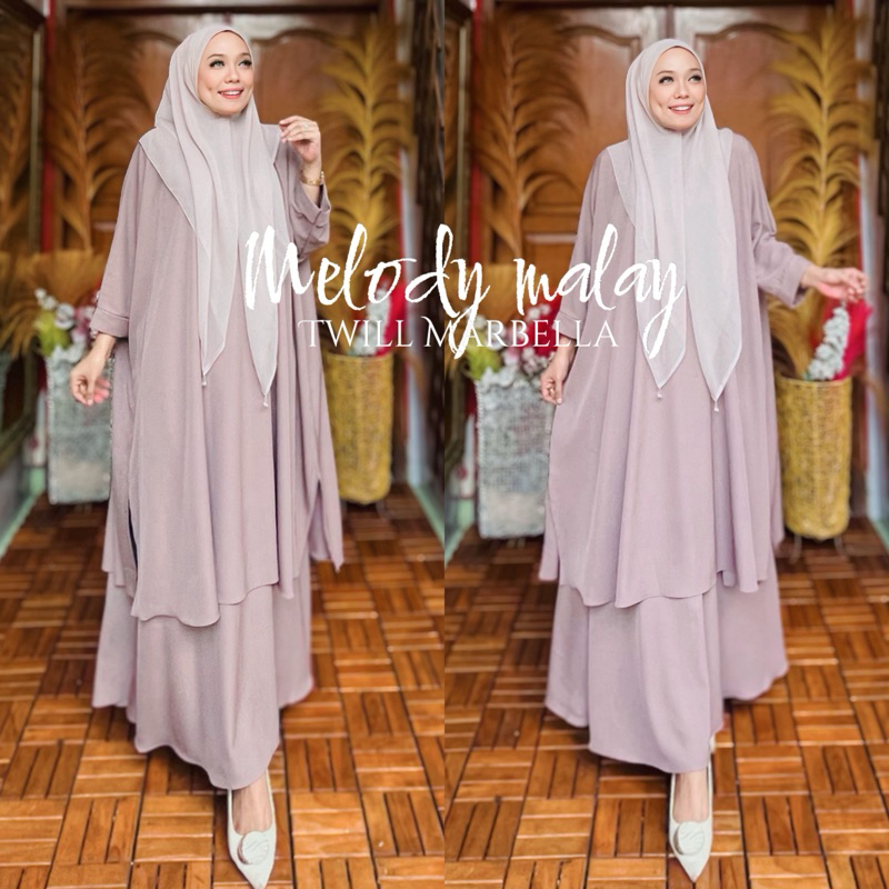 Jual MELODY MALAY set rok ANGGUN by OHC SETELAN ROK TUNIK KALONG SIMPLE ...