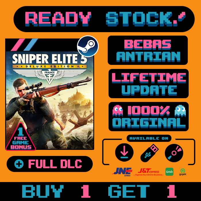 Jual Sniper Elite 5 PC DELUXE EDITION ORIGINAL FULL DLC | Shopee Indonesia