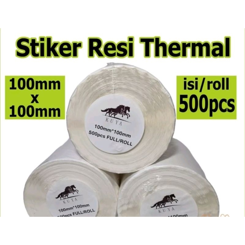 Jual RESI THERMAL/KERTAS THERMAL UKURAN 78x100,100x100,100x150 (500 PCS ...