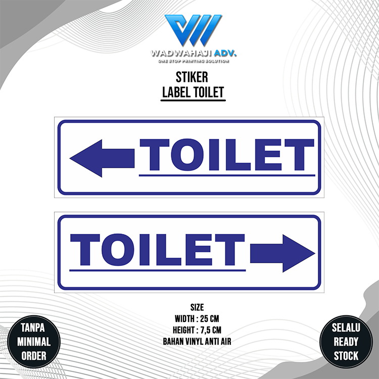 Jual STIKER PRTUNJUK TOILET BAHAN VINYL KUALITAS PREMIUM | STIKER ...