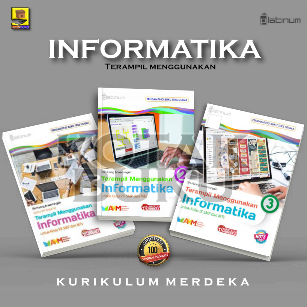 Jual Buku Informatika Kelas 7 8 9 SMP / Informatika SMP / Kurikulum Merdeka / Platinum | Shopee ...