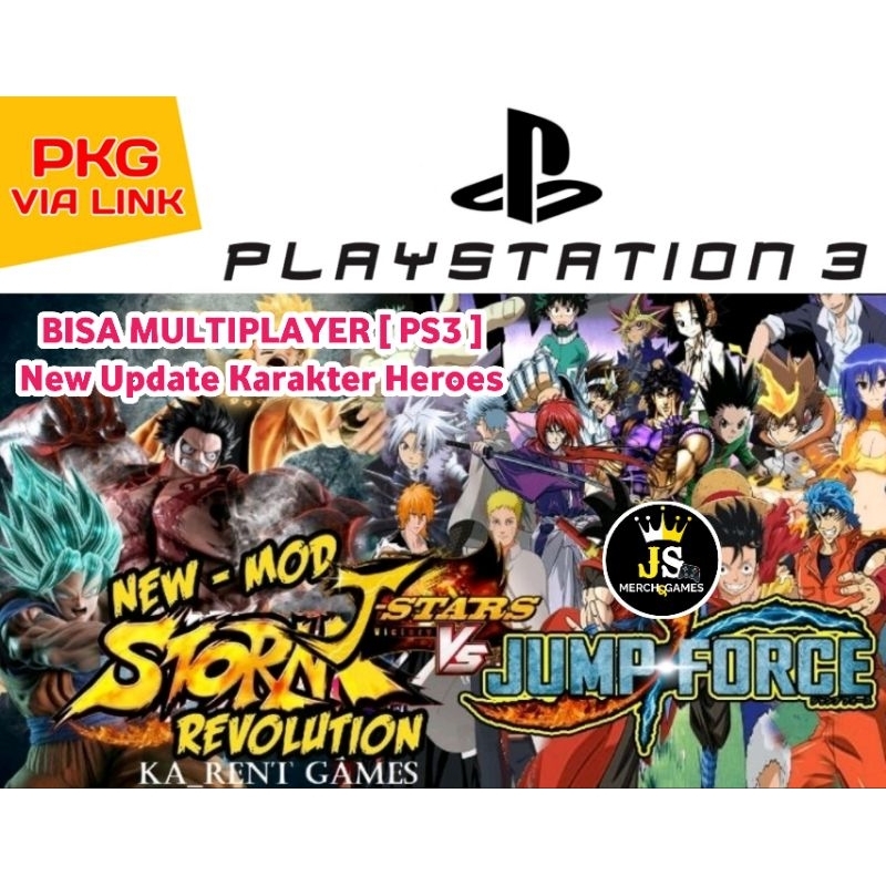 Jual ( TERBARU ) VIA LINK JUMP FORCE - ALL CHARACTER HEROES PKG PS3 CFW ...