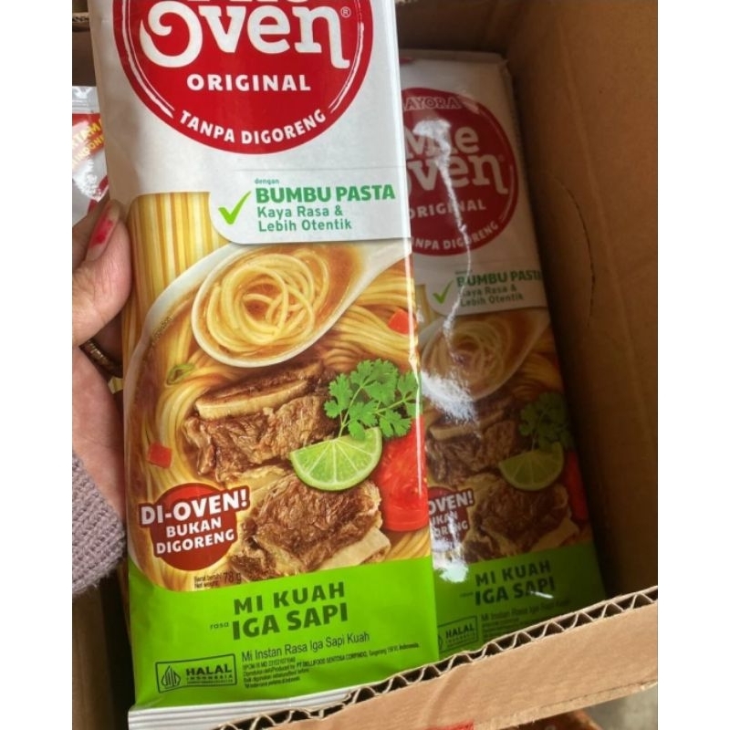 Jual Mie Oven Kuah Iga Sapi | Mi Lurus | Mie Sehat | Shopee Indonesia