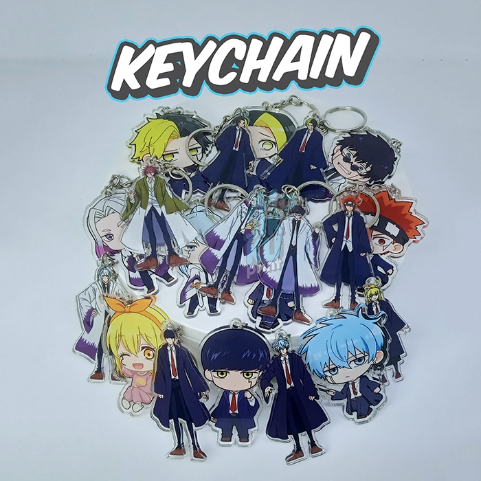 Jual Keychain Akrilik Anime Mashle (Magic and Muscle) | Shopee Indonesia