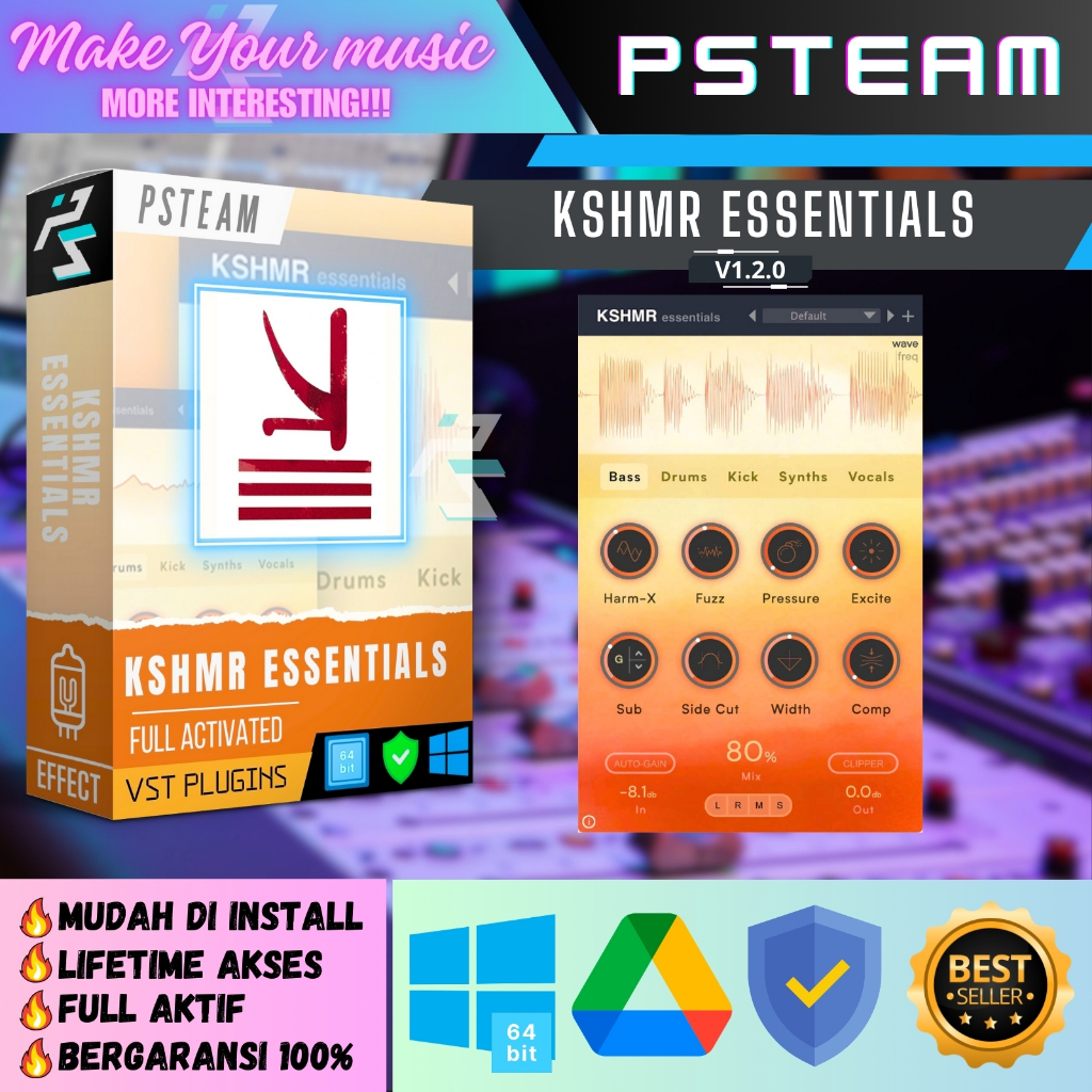 Jual KSHMR ESSENTIAL VST PLUGIN v1.2.0 ( FULL ACTIVATED / FULL VERSION ) | Shopee Indonesia