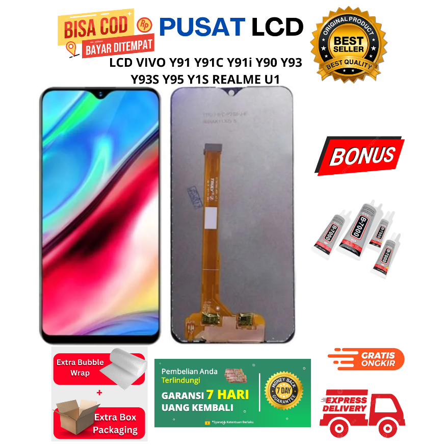 Jual LCD VIVO Y91 Y91i Y91s y93 y93c y95 Y1s UNIVERSAL FULLSET ORIGINAL | Shopee Indonesia