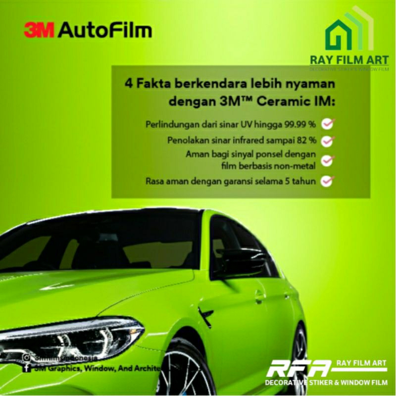 Jual Kaca Film 3M Kaca Film 3M Mobil Kaca Film Black Beauty Kaca Film ...