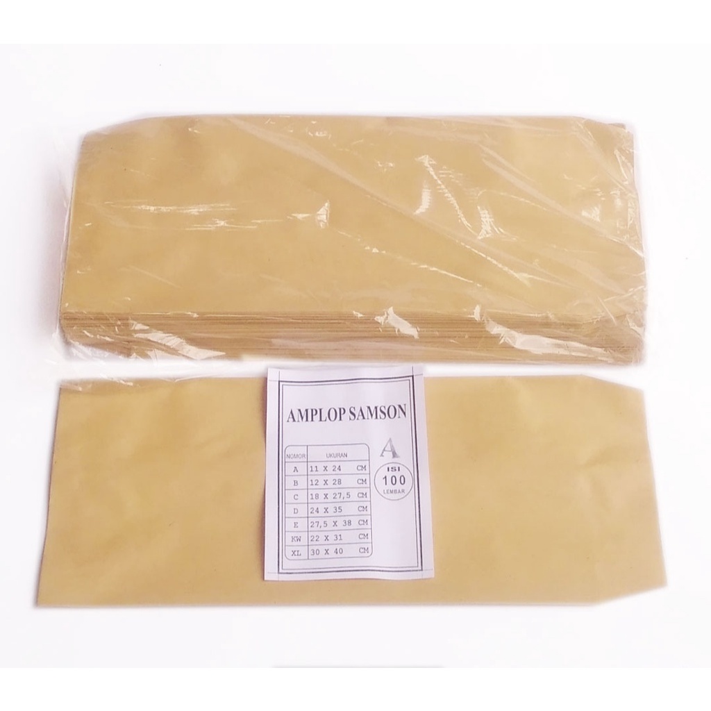 Jual AMPLOP COKLAT SAMSON A GUANACO | Shopee Indonesia