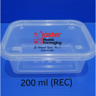 Jual Thinwall Rectangle 200 ml - 25 Pcs | Shopee Indonesia