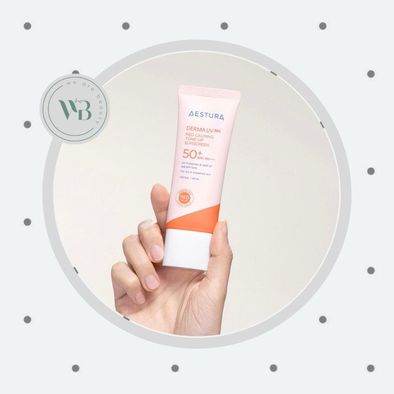Jual AESTURA Derma UV 365 Red Calming Tone Up Sunscreen 40ml | Shopee ...