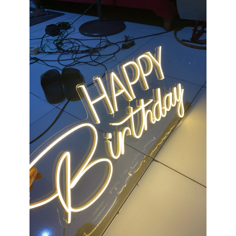 Jual ( TANPA PRE-ORDER )Fullset Neon Flex Happy Birthday | Shopee Indonesia