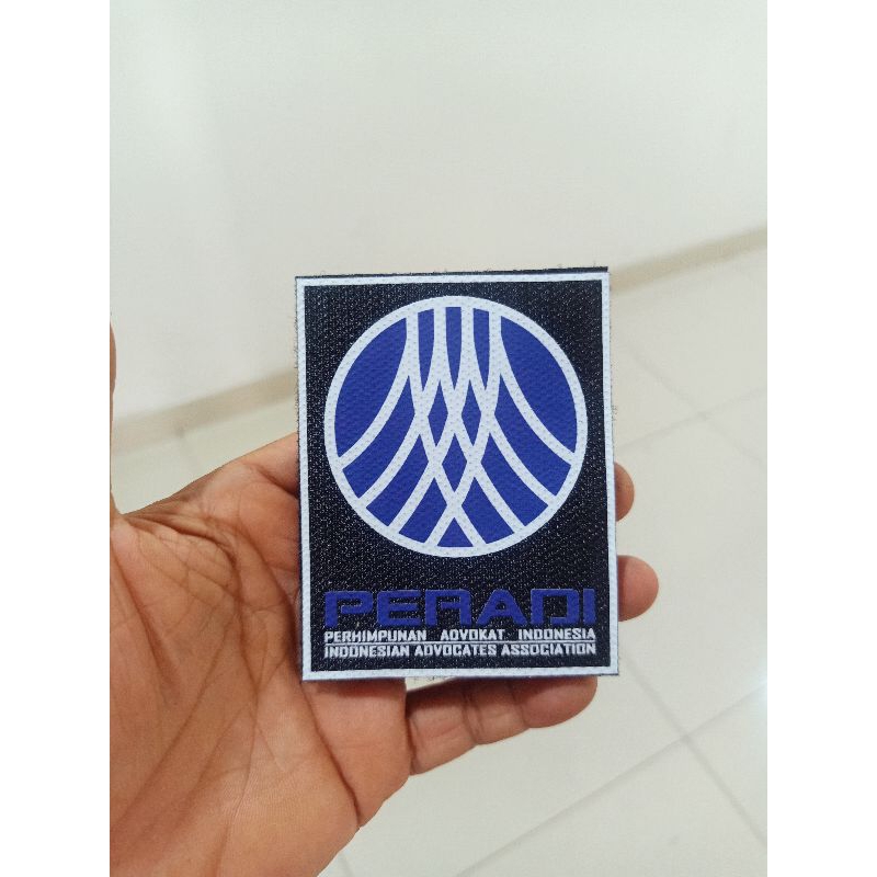 Jual Emblem Patch Logo PERADI•Velcro Print•Tempelan Jaket/Rompi ...