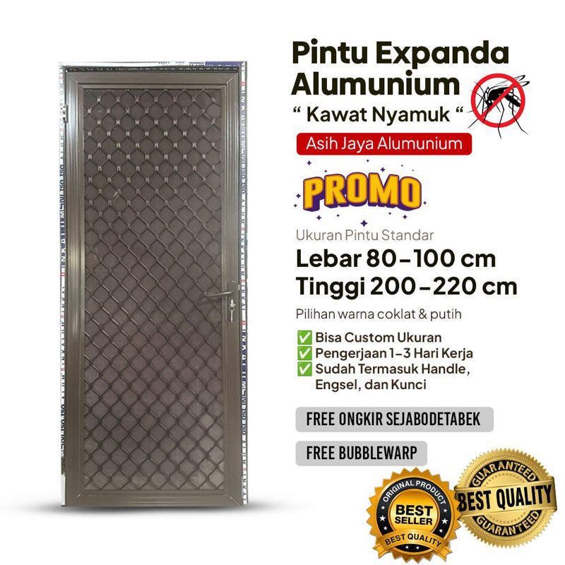Jual PINTU EXPANDA ALUMUNIUM | Shopee Indonesia