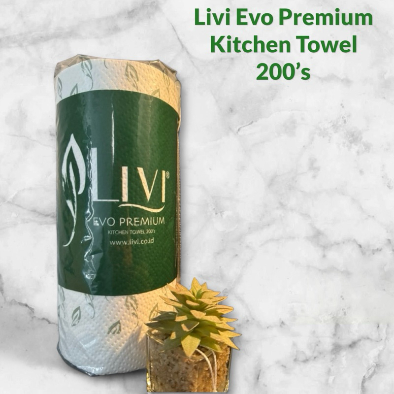 Jual Tissue Livi Evo Premium Kitchen Towel 200s | Shopee Indonesia