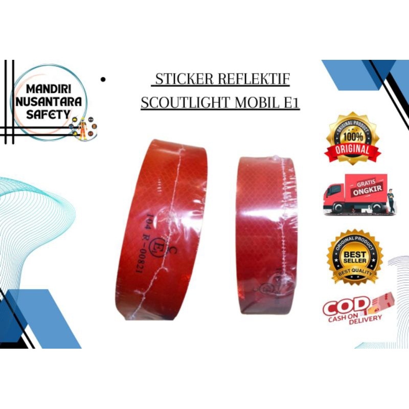 Jual STICKER MOBIL/ SCOUTLIGHT REFLEKTIF/ Sticker Mobil Berkualitas ...