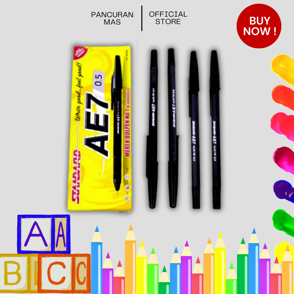 Jual Pulpen Standard AE7 0.5 ( 1 pcs ) | Shopee Indonesia