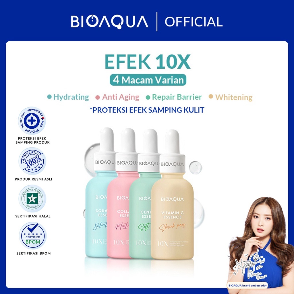 Jual BIOAQUA Efek 10X Serum Series Collagen Anti aging/ Centella ...