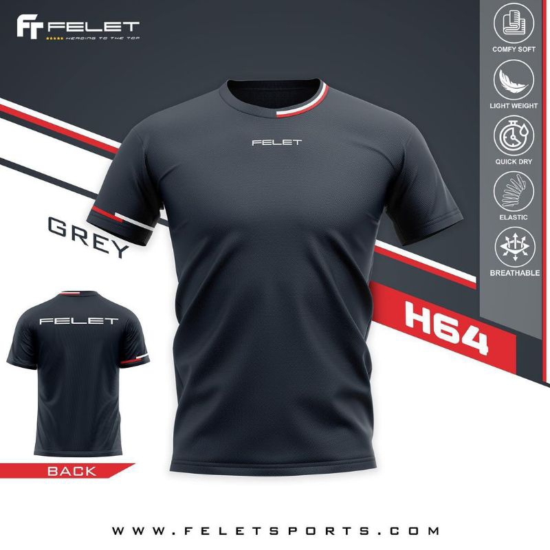 Jual Jersey Badminton Felet Seri H64 | Shopee Indonesia