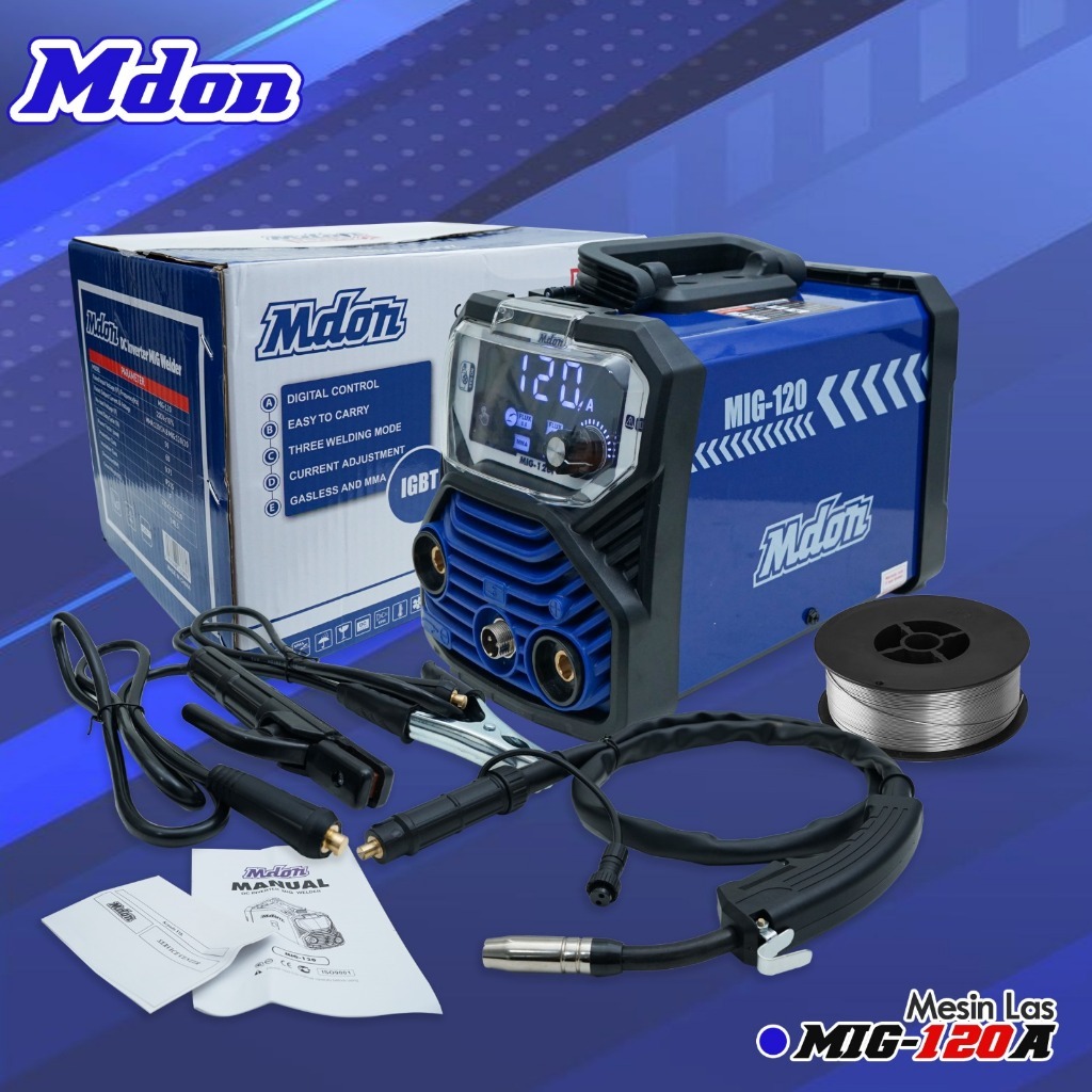 Jual MDON Mesin Las MIG 120A Mesin pengelasan IGBT Mesin trafo las Welding machine Mesin Travo ...