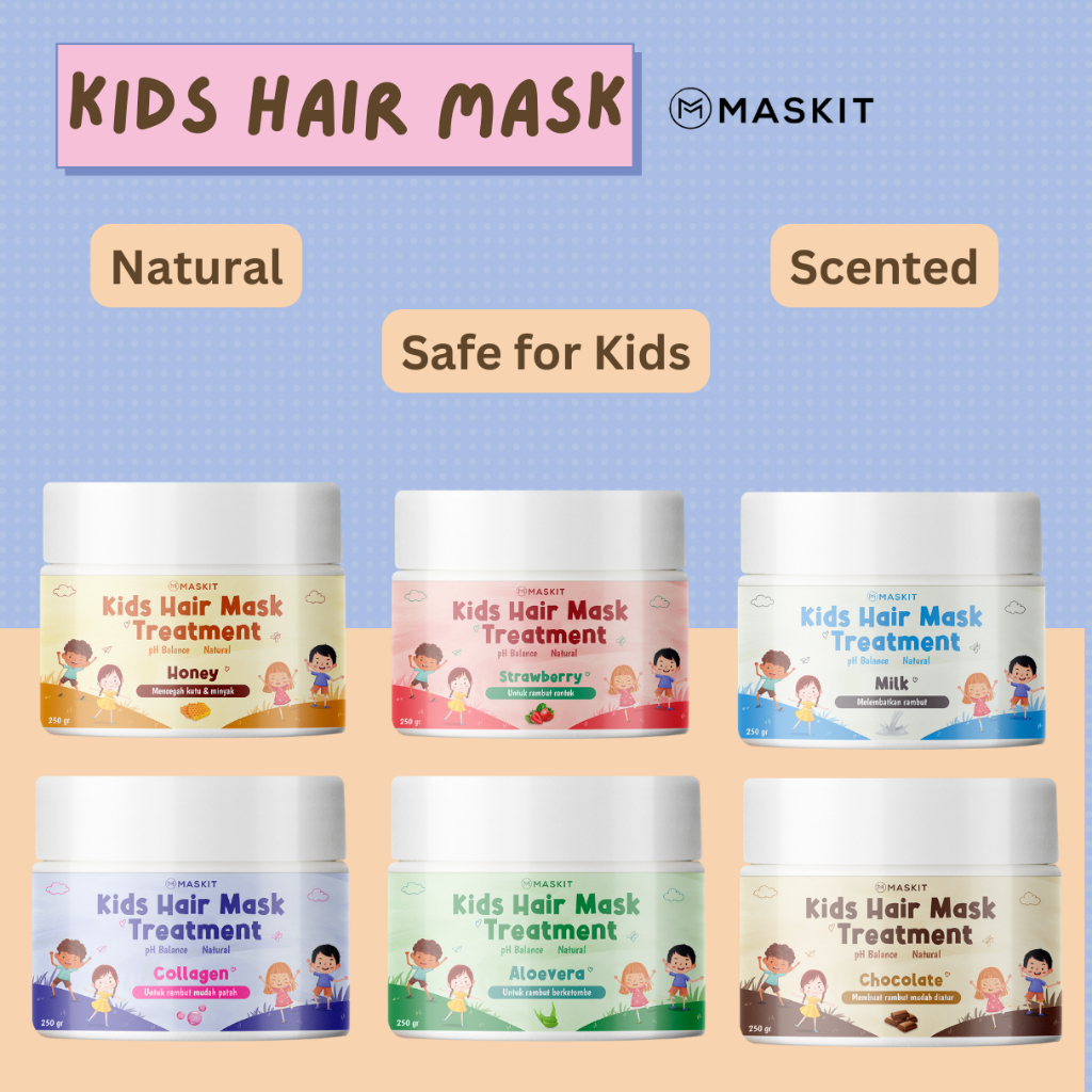 Jual Kids Hair Mask Treatment | Masker Rambut Anak | Creambath Rambut ...
