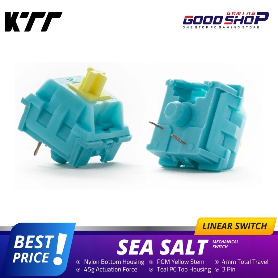 Jual KTT Sea Salt / Seasalt Mechanical keyboard switch (Linear ...