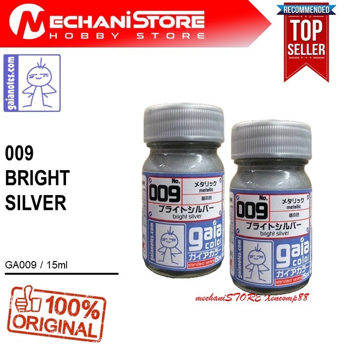 Jual GAIA Color 009 Bright Silver - GaiaNotes Gaia Notes Cat Tank ...