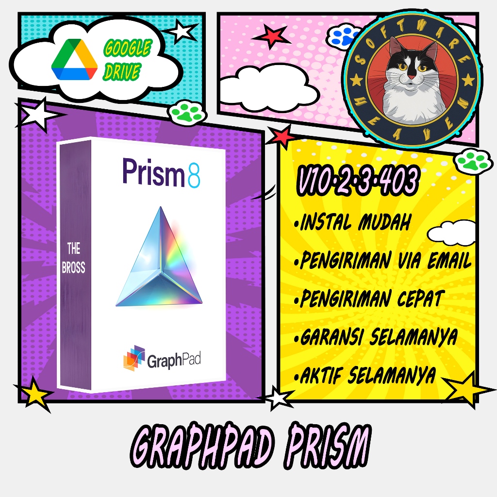 Jual GraphPad Prism 2024 10 Full Version (Versi Terbaru) | Shopee Indonesia
