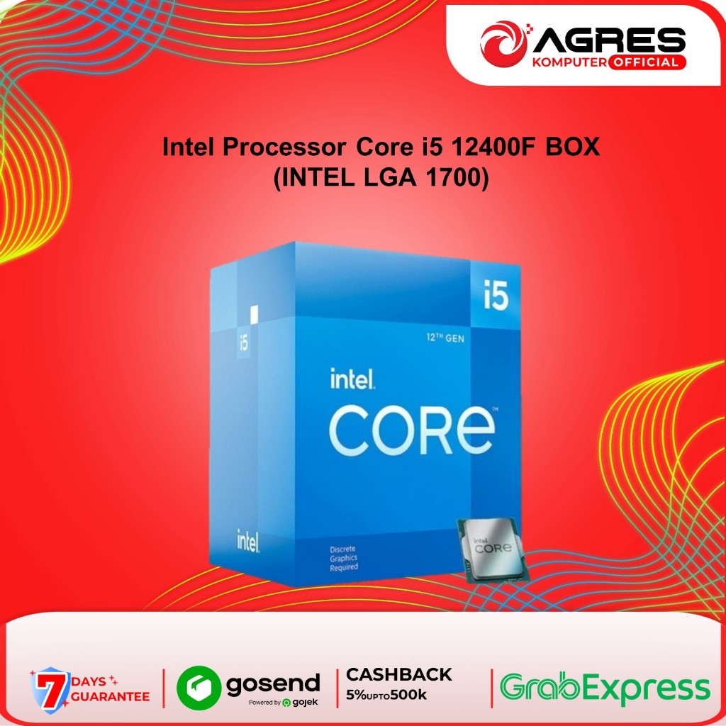 Jual INTEL PROCESSOR I5 12400F LGA1700 3Y | Shopee Indonesia