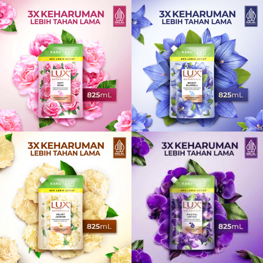 Jual lux sabun cair magical Orchid 820ml | Shopee Indonesia