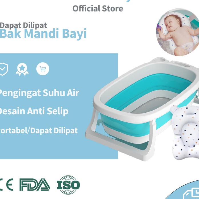 Jual ORIGINAL SweetBaby Foldable Baby Bath Tub Bak Mandi Bayi Lipat ...