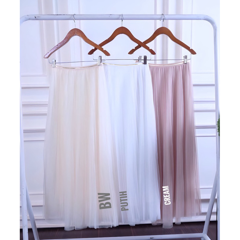 Jual Rok tutu 4 layer premium bangkok bkk/ rok tutu list gold 4 lapis ...