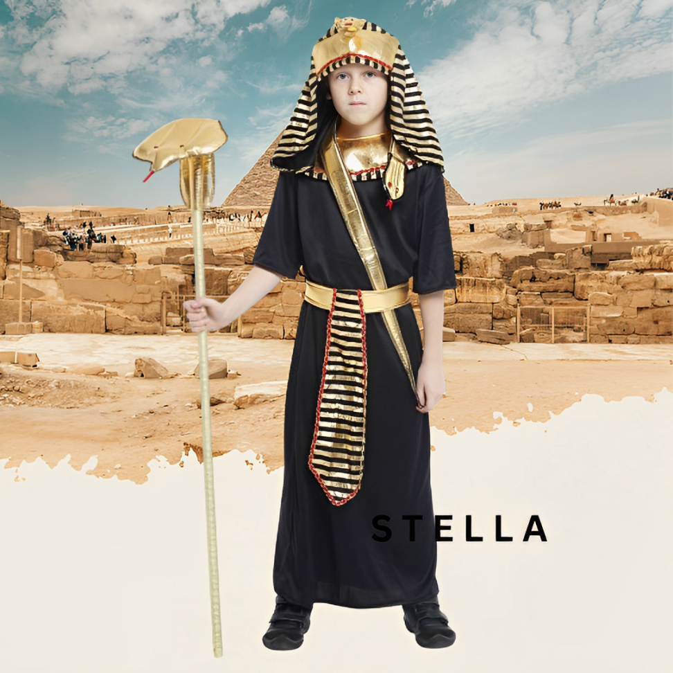 Jual kostum anak EGYPTIAN PHARAOH / Raja Mesir Full Set | Shopee Indonesia