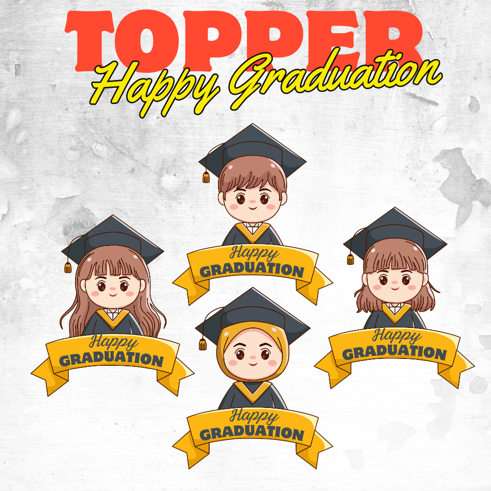 Jual TOPPER HAPPY GRADUATION WISUDA | Shopee Indonesia