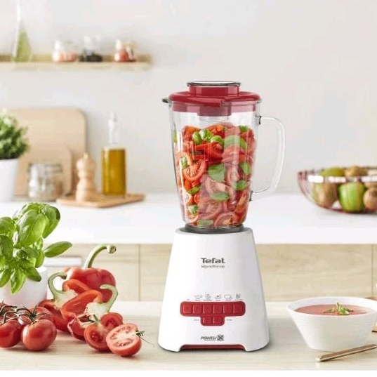 Jual TEFAL Blender Kaca Piano Glass BL487 1.2 Liter Blender Plastik Mesin Giling Bumbu ...