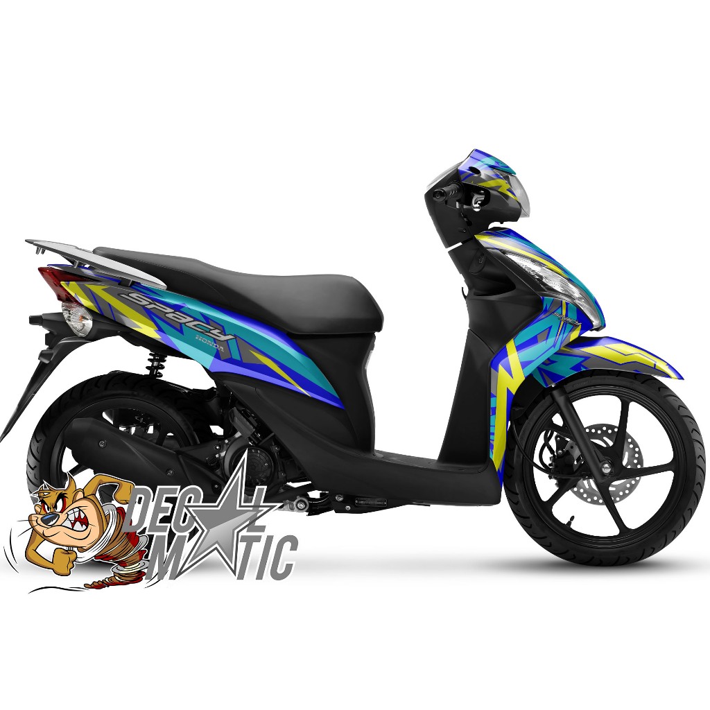 Jual Decal Spacy Full body Stiker Full Body Honda Spacy 2011 2012 2013 ...