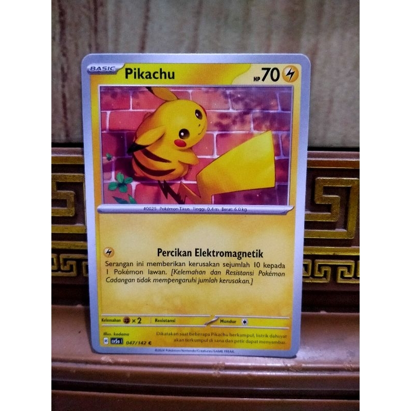 Jual KARTU POKEMON ORIGINAL PIKACHU | Shopee Indonesia
