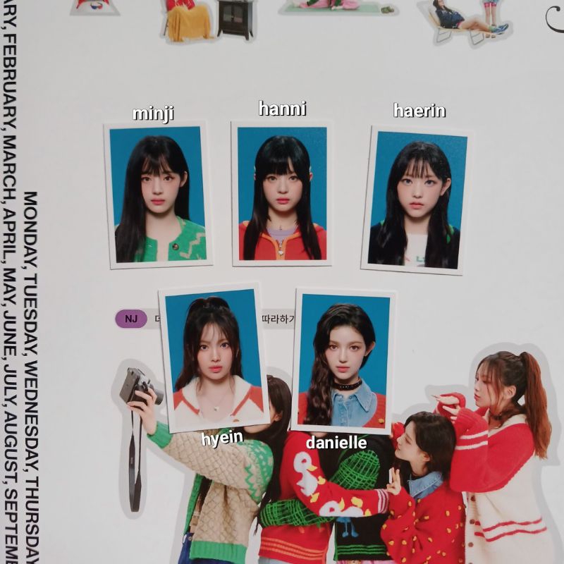 Jual [READY] ID PHOTO NEWJEANS OFFICIAL HANNI MINJI HAERIN HYEIM ...