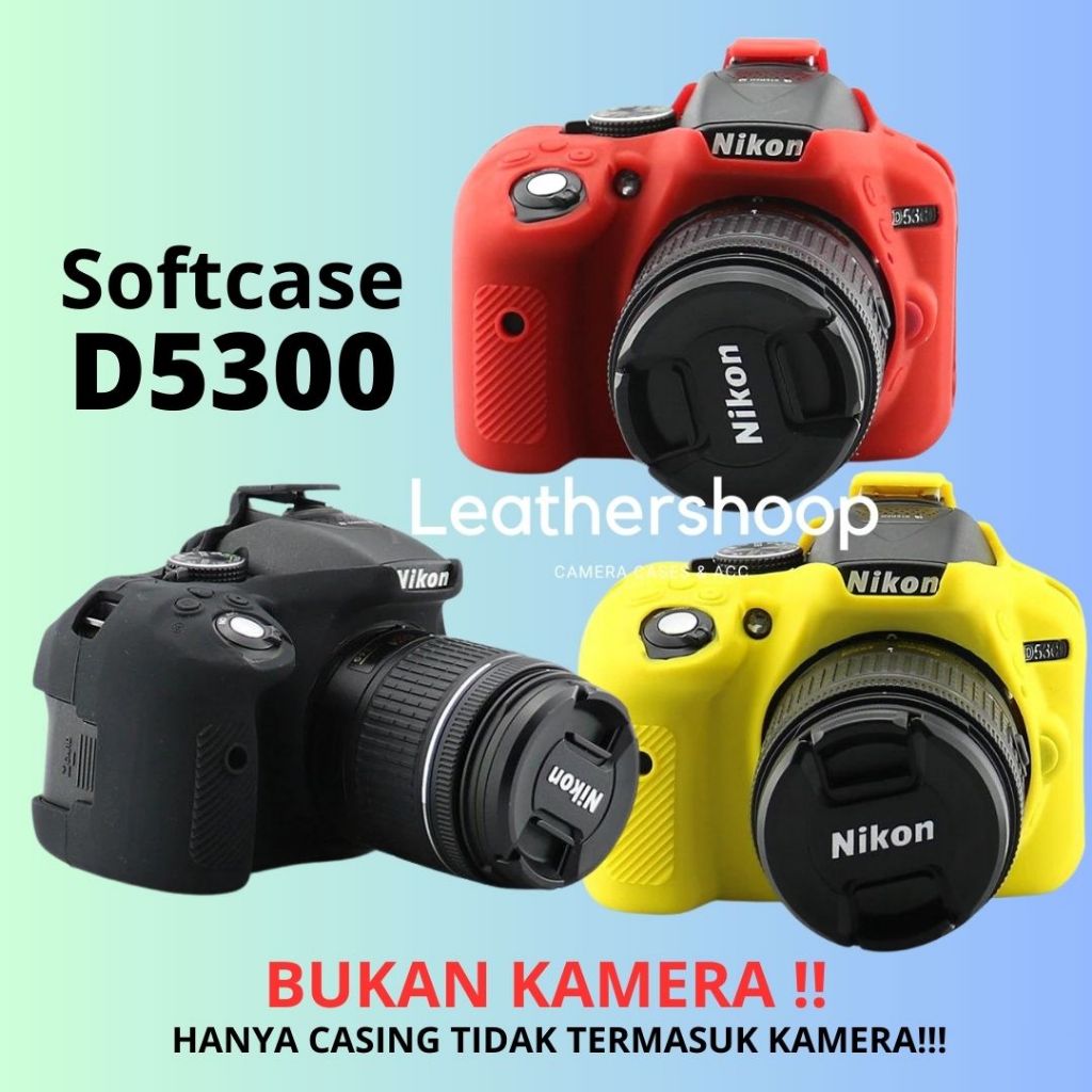 Jual Cover Nikon D5300 Rubber Softcase Karet Pelindung Body | Shopee ...