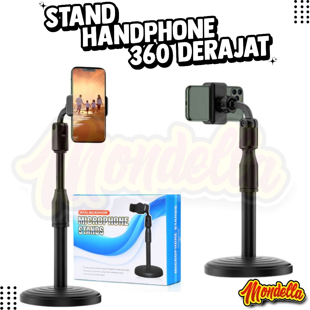 Jual Stand Hp Adjustable Universal Holder Meja Holder Stand Live Stand ...
