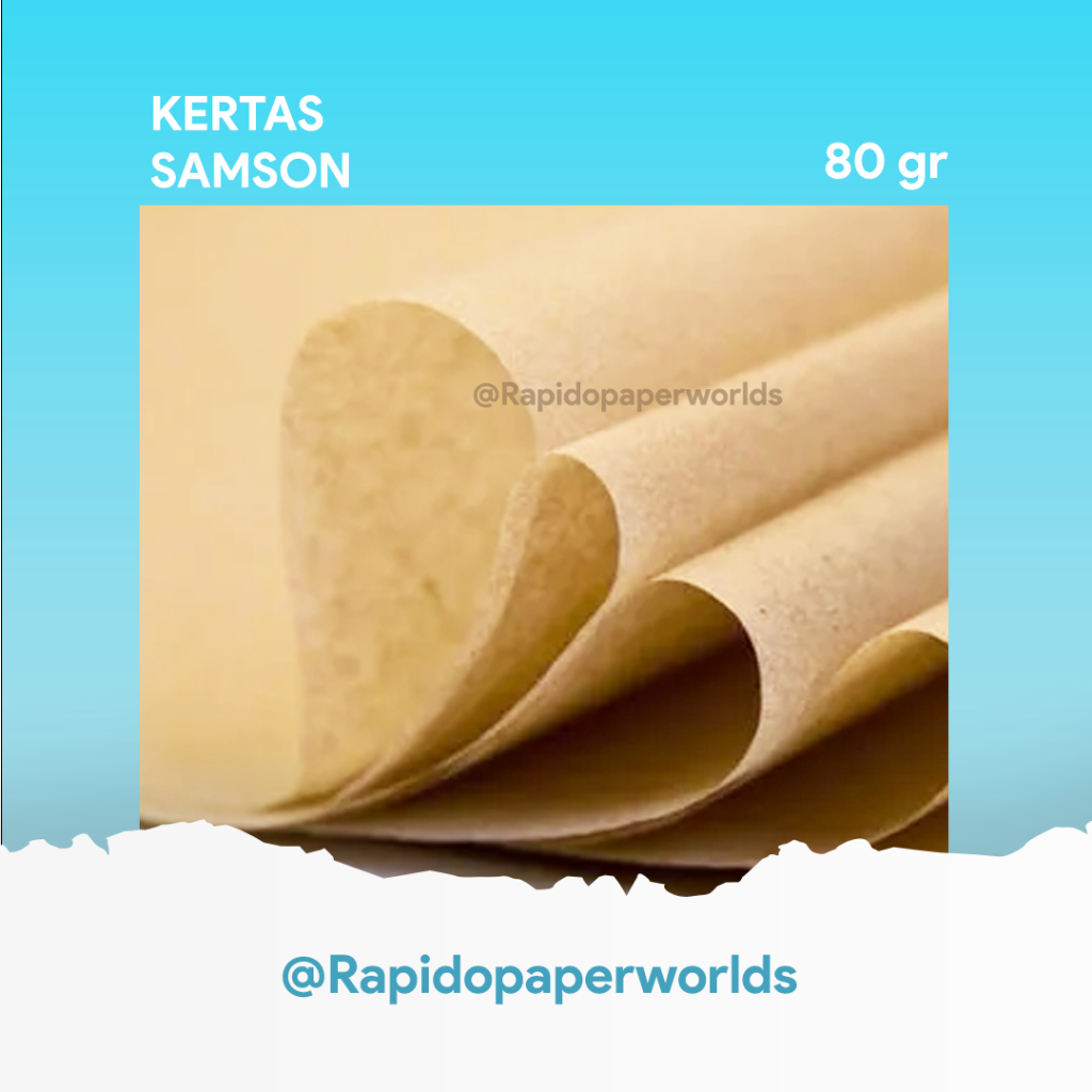 Jual [ 10 Lembar ] uk A4 21 x 29,7 Kertas Samson kraft 80 gr | Shopee Indonesia