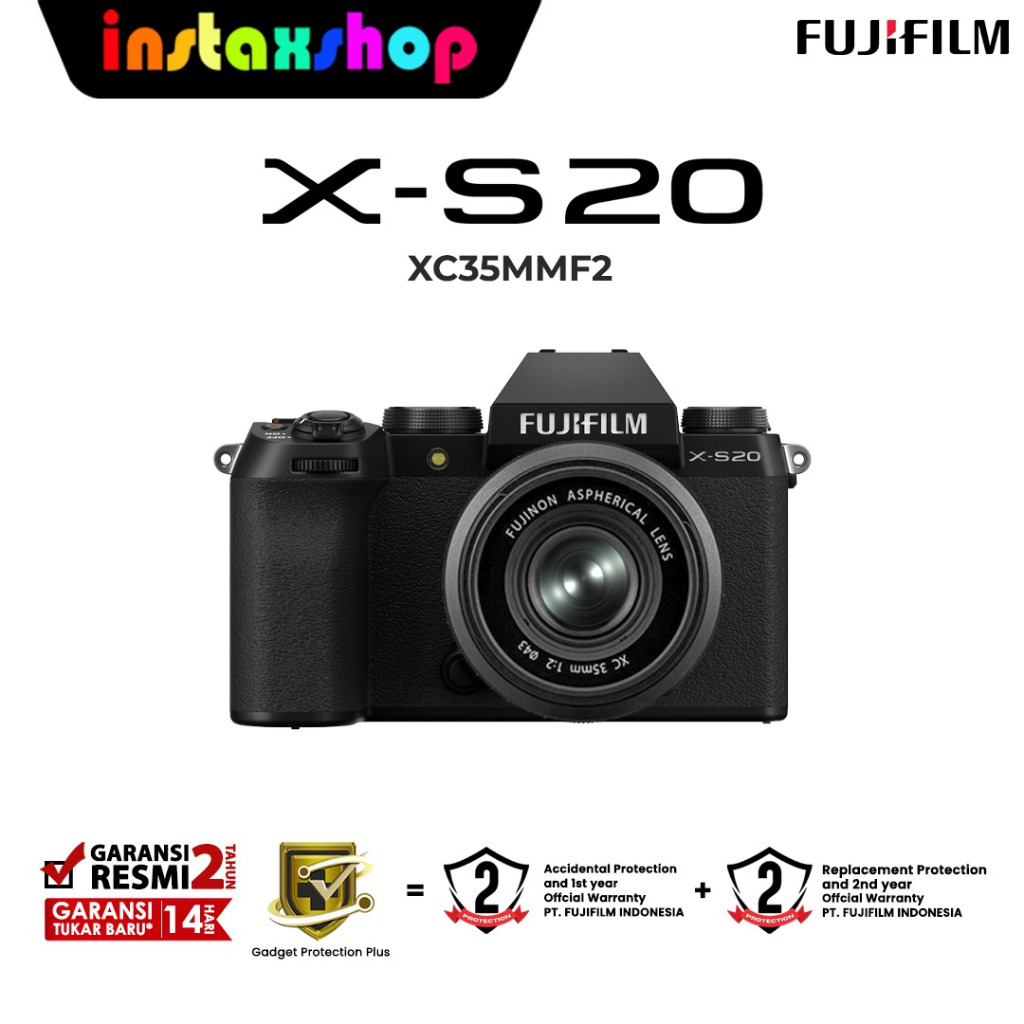 Jual Fujifilm X-S20 XS20 Body Kit XC 35mm F2.0 - Garansi Resmi | Shopee Indonesia