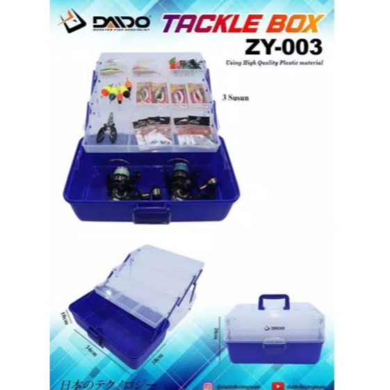 Jual DAIDO TACKLE BOX ZY-003 ZY-004 ZY-009 | Shopee Indonesia