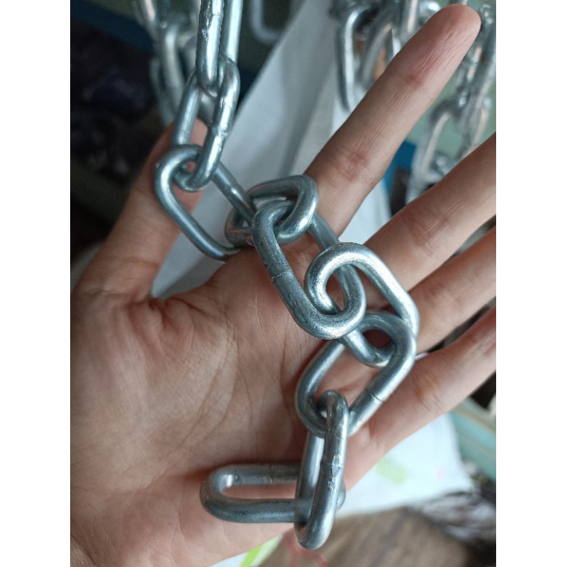 Jual Rantai besi pagar rantai gas ukuran 5mm harga per meter | Shopee ...