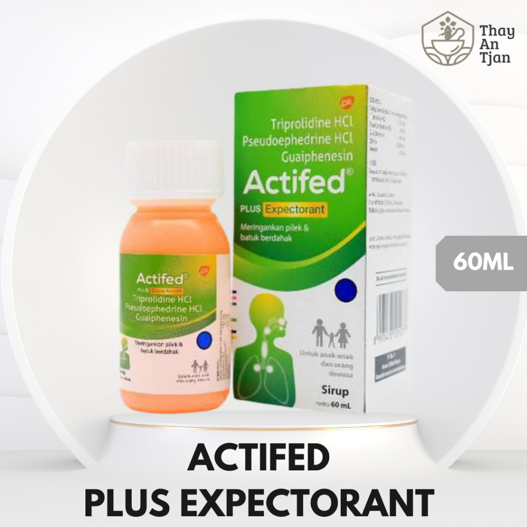 Jual ACTIFED PLUS EXPECTORANT 60ML | OBAT PILEK DAN BATUK BERDAHAK ...