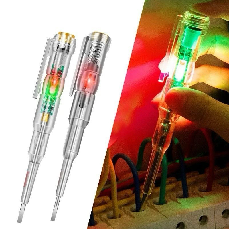 Jual Tespen Dual Led Obeng Tester Listrik With Indicator Tes Pen Sensor ...