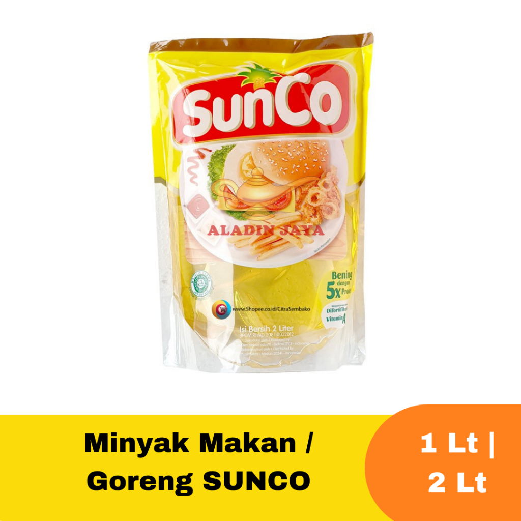 Jual Minyak Makan / Goreng SUNCO ukuran 1 Lt | 2 Lt | Shopee Indonesia