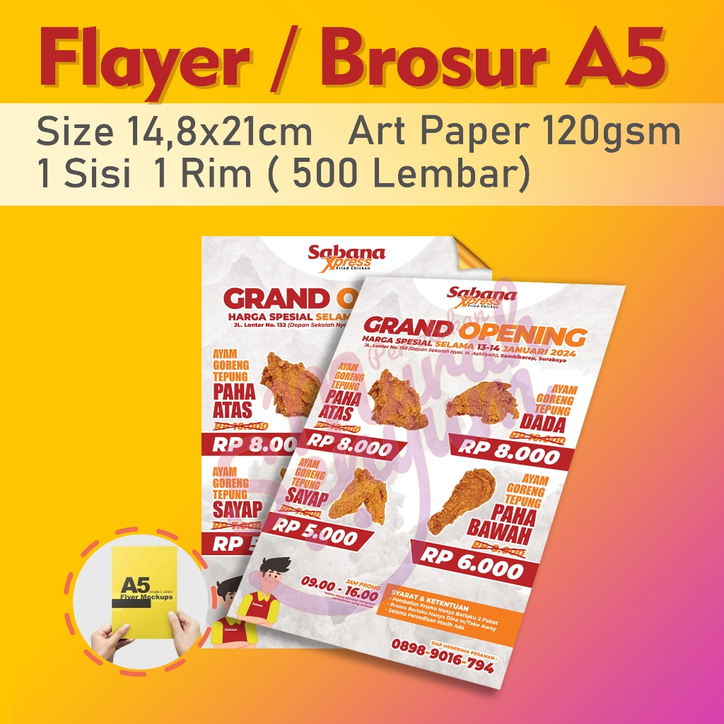 Jual Brosur /Flayer Ukuran A5 | Shopee Indonesia