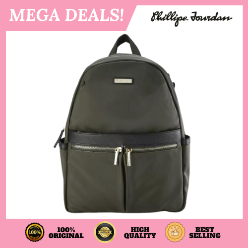 Jual Phillipe Jourdan Anome Backpack Wanita green (Nylon) | Shopee ...
