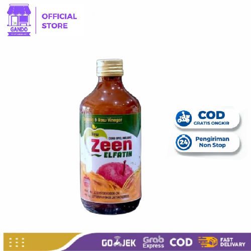 Jual Cuka Apel elfatih With The Mother 330ml - Natural Apple Cider ...